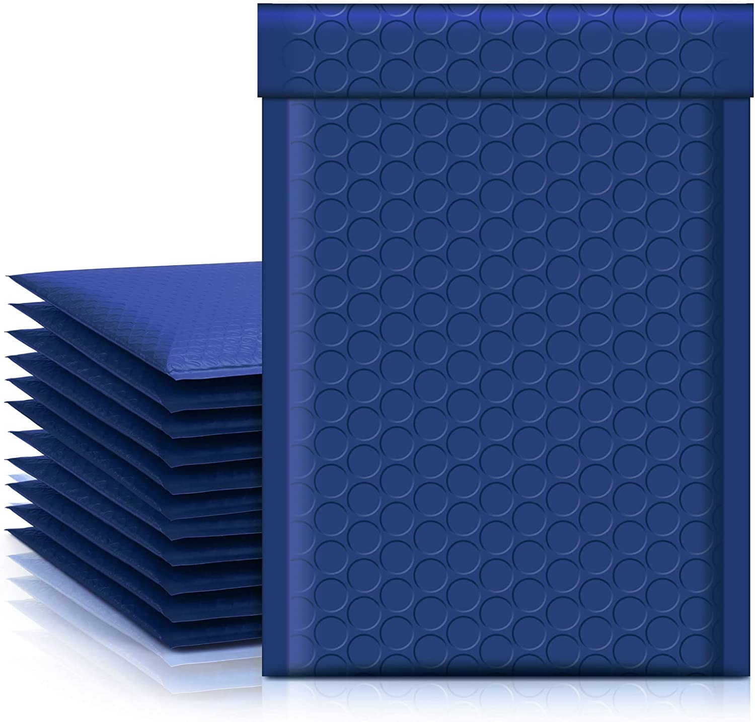 4x8 Bubble Mailer Padded Envelope #000 | Usable Size 4x7"| Navy Blue ...